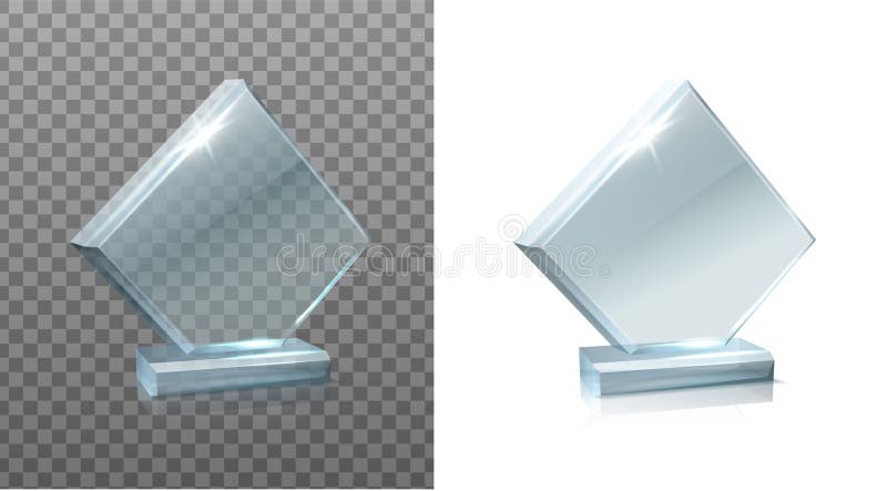 Glass Winner Podium with Spotlights on Transparent Background Stock ...