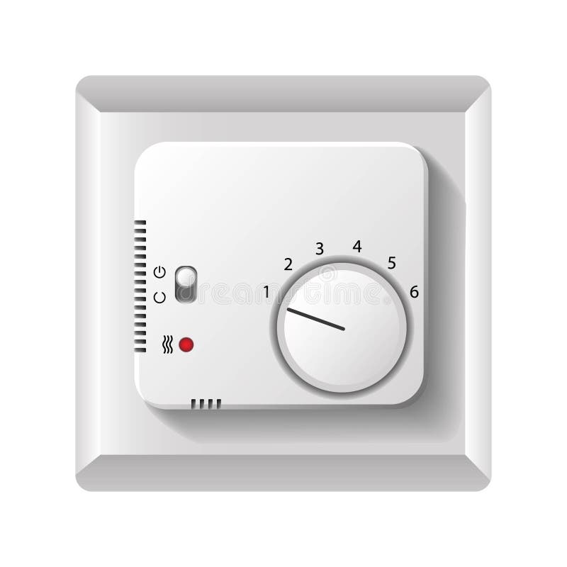 Temperature Regulator Radiator Detail Vector Icon Stock Vector ...