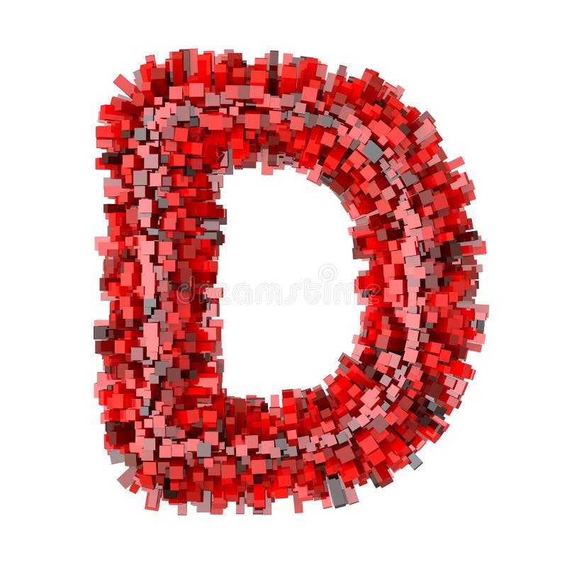 Block Letter D Stock Illustrations – 298 Block Letter D Stock ...