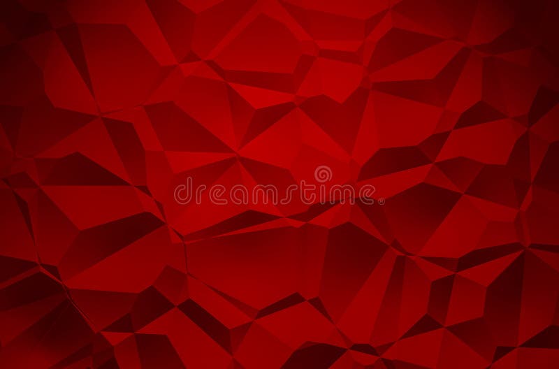 3D Illustration - Red Brilliant Triangle Pattern Background 3 Stock ...