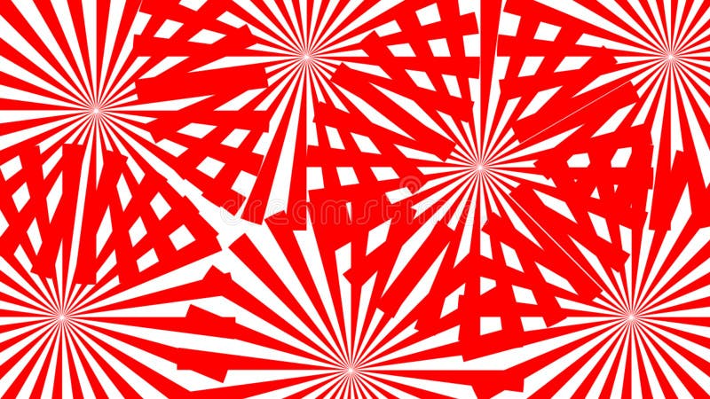 3d Red Colour Pattern Design Stock Illustration - Illustration of petal ...