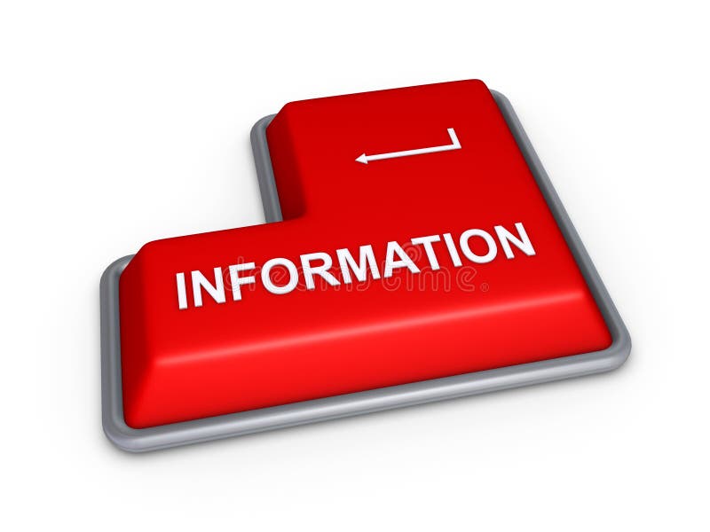 Information Keyboard Button Stock Illustration - Illustration of ...
