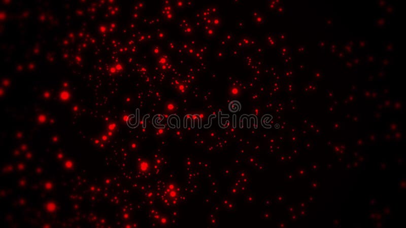 3D Red Particles Rings VJ Loop Motion Intro Background Stock Video ...