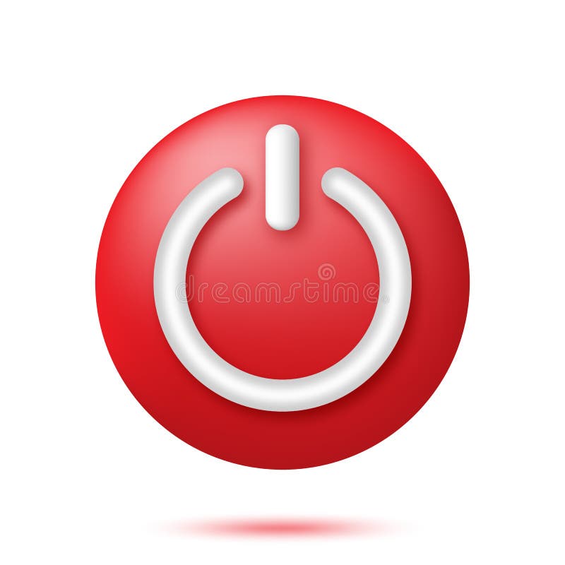 Glossy 3d Power Off Button Stock Illustrations – 247 Glossy 3d Power ...