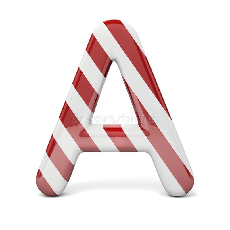 Shiny Red Letter R on White Background - 3d Illustration Stock ...