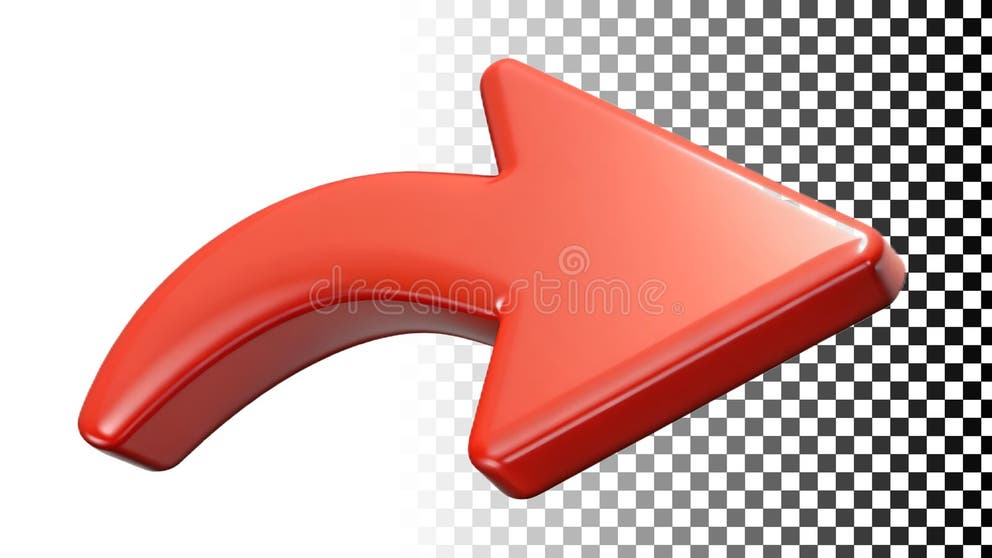 3D Redo Arrow, Forward Symbol, and Navigation Icon for Interface and ...