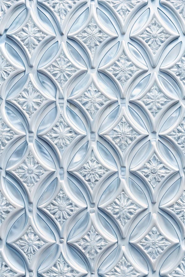 3d Relief Panels Made of White Plastic and Ice. High Quality Seamless ...