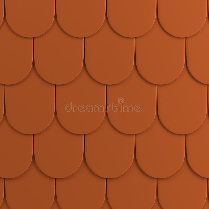 3d Rendent De La Tuile De Toit Illustration Stock - Illustration of ...