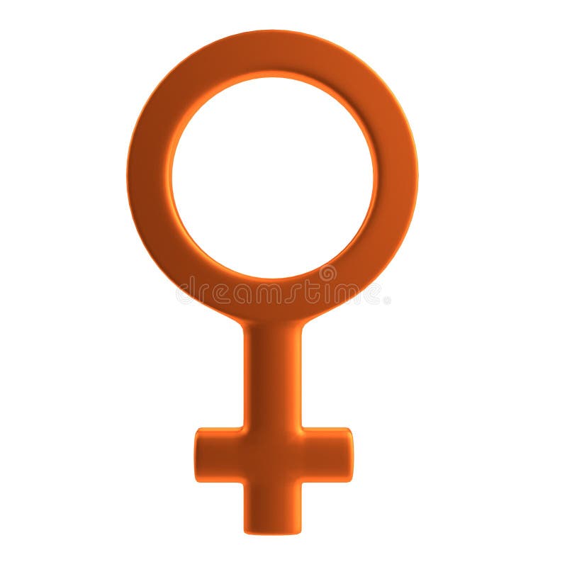 3d Rendent Du Signe Femelle Illustration Stock - Illustration du ...