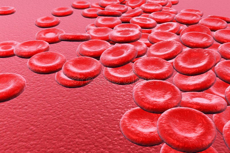 3d Rendent Le Fond De Globules Rouges Illustration Stock - Illustration ...