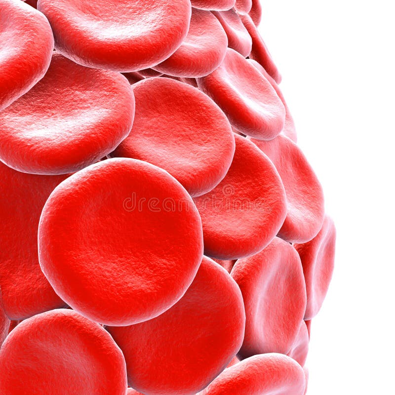3d Rendent Le Fond De Globules Rouges Illustration Stock - Illustration ...