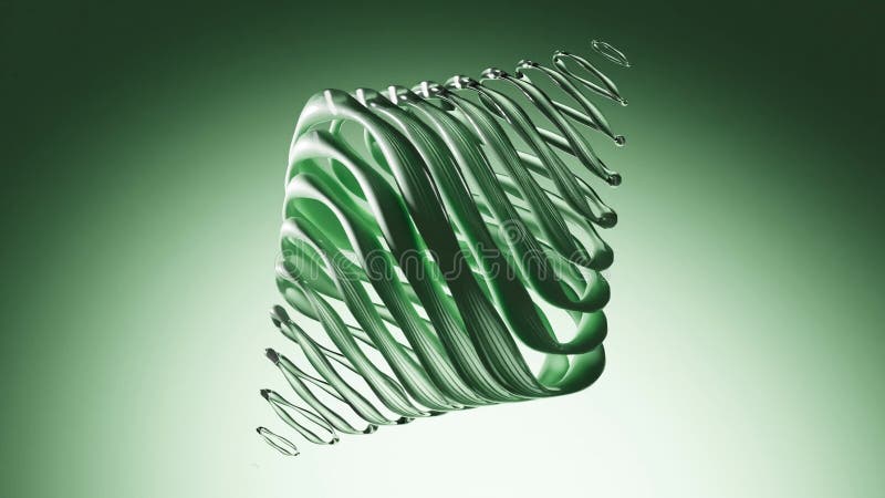 3d Render with Abstract Art Surreal Alien Substance. Liquid Substance ...