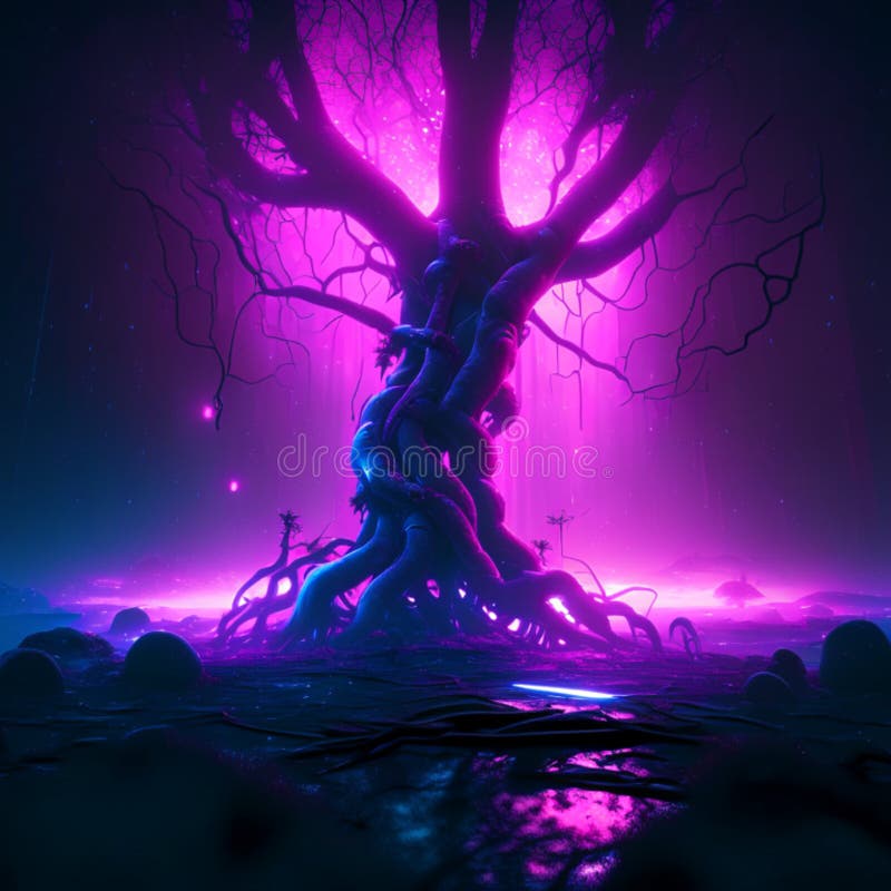 3d Render Abstract Background Computer-generated Illustration Dark ...