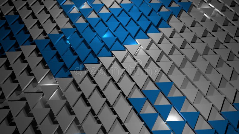 3d Render Abstract Background. Triangle Form Stock Illustration ...