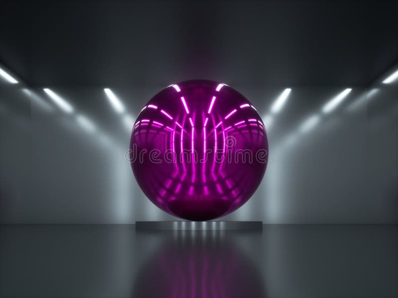 Chrome Room Design stock illustration. Illustration of designing - 6752591