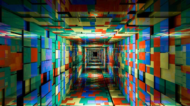 3d Render Abstract Background. Long Corridor Stock Illustration ... 3d Render Abstract Background. Long Corridor Stock Illustration ...