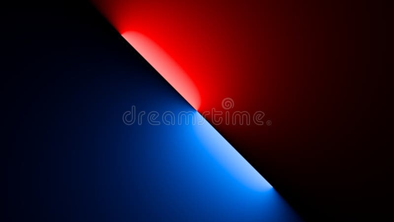 3d Render, Abstract Background with Red Blue Neon Light Stock ...