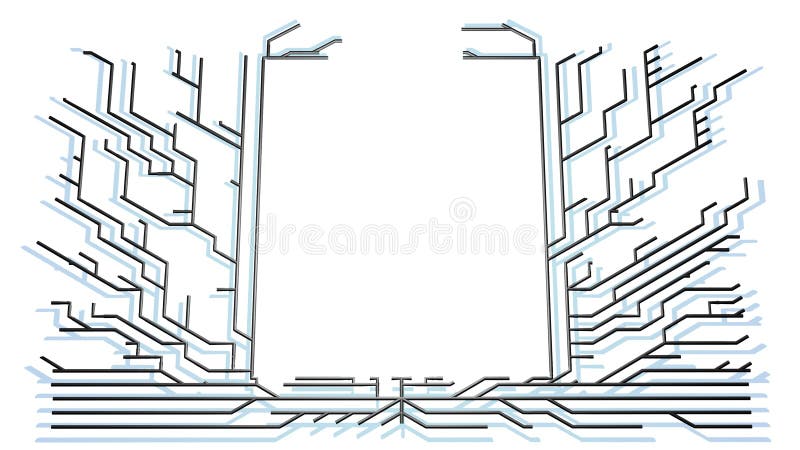 3d Render. Abstract Black Wireframe on White Bg. Ai Geometric Pattern ...