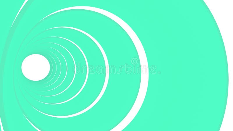3d Render of Abstract Circle Shape Stock Illustration - Illustration of ...
