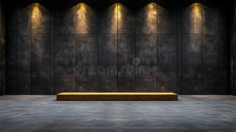 Abstract Dark Room 3D Render: Perfect Wallpaper & Texture for Product ...