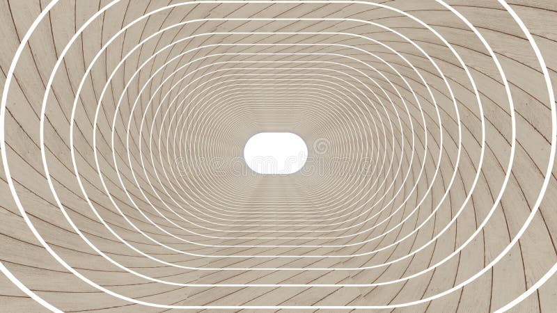 3d Render of Abstract Ellipse Shape Stock Illustration - Illustration ...