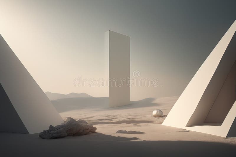 3 D Render of Abstract Empty Space for Product Display.3 D Render of ...