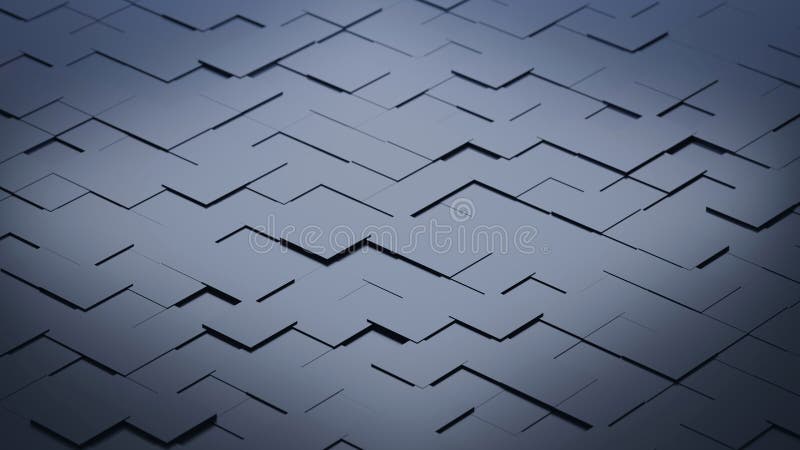 3d Render. Abstract Geometric Background. Blocks Structure Stock ...