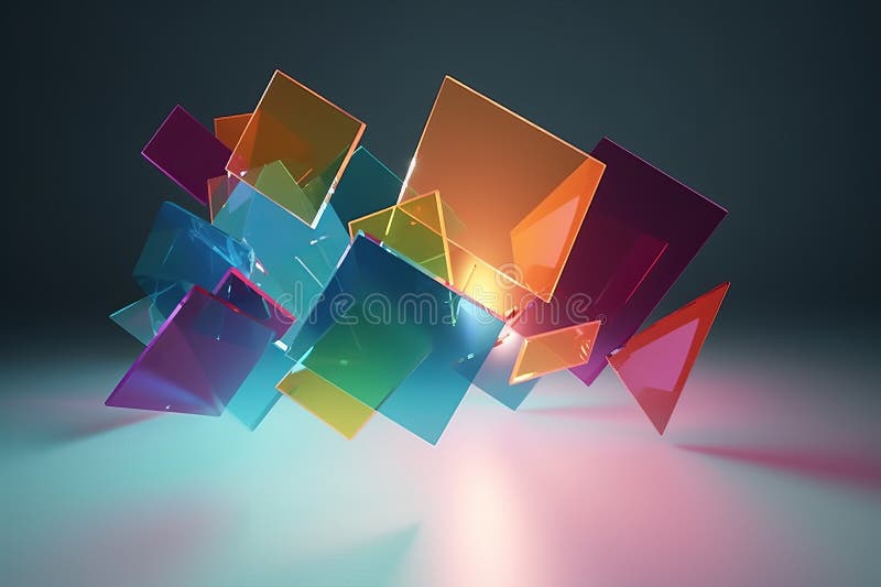 3d Shapes Falling Stock Illustrations – 1,144 3d Shapes Falling Stock ...