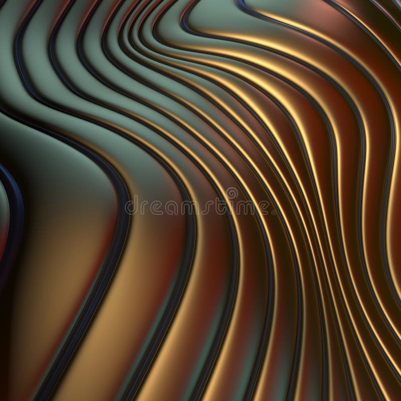 Geometric Wavy Curves Circle Motion Logo Vector Stock Vector ...