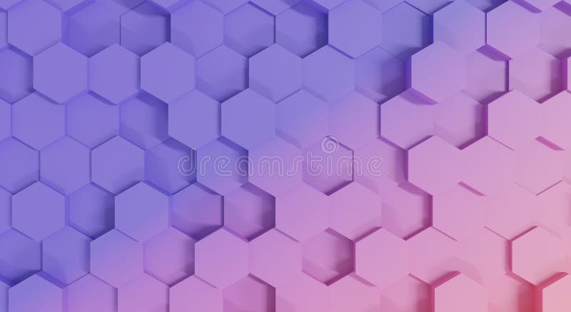 3D Render. Abstract Hexagon Background Texture. Concept of Science ...