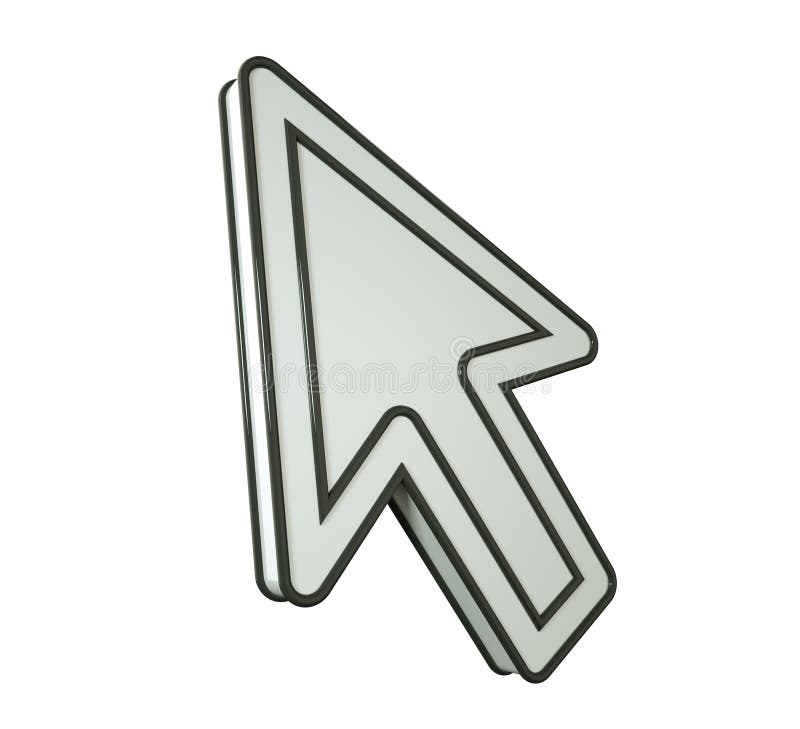 Abstract, Isolated Computer Cursors Stock Illustration - Illustration ...