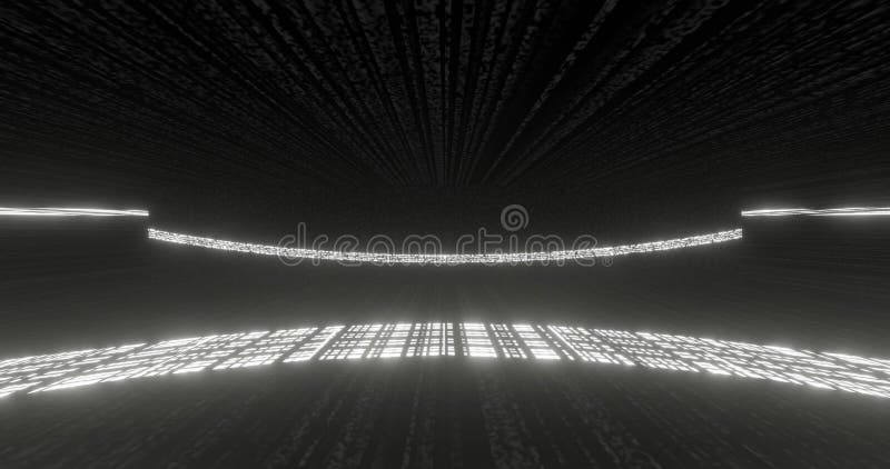 Render with Abstract Monochrome Room with Bright Light Stock Footage ...