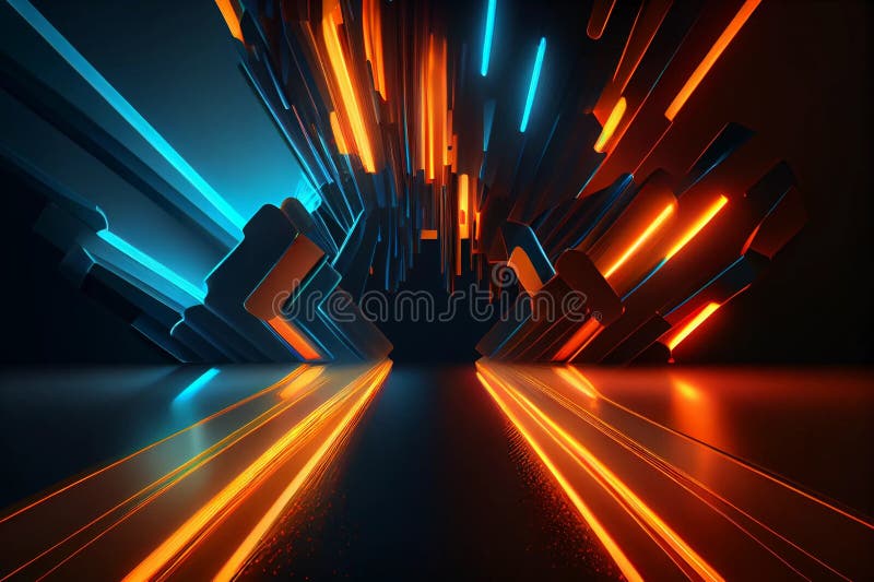 Abstract Neon Stage Colorful Platforms Stock Photos - Free & Royalty ...