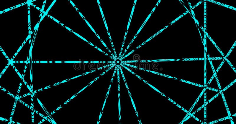 Render with Abstract Psychedelic Background of Converging Lines Stock ...