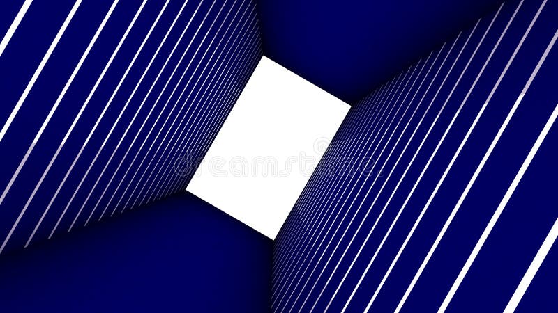 3d Render Of Abstract Rectangle Shape Stock Illustration - Illustration ...