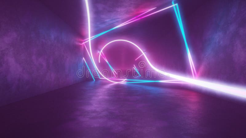4k 3d Render, Looped Animation Tunnel, Abstract Seamless Background ...