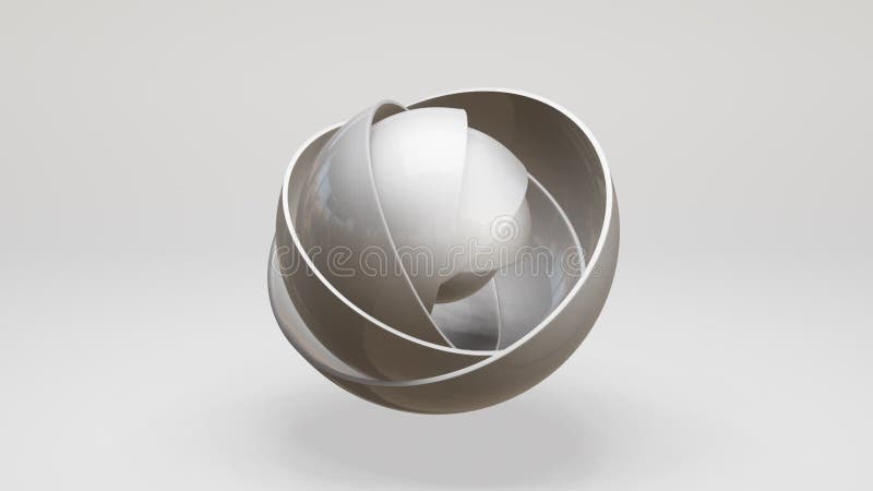 3d Render Abstract Shiny Sphere Animation Loopable Alpha Matte Mask ...