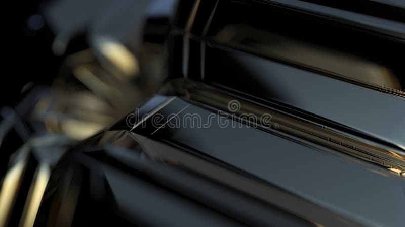Abstract Metal Surface Illuminated by Light Stock Illustration ...