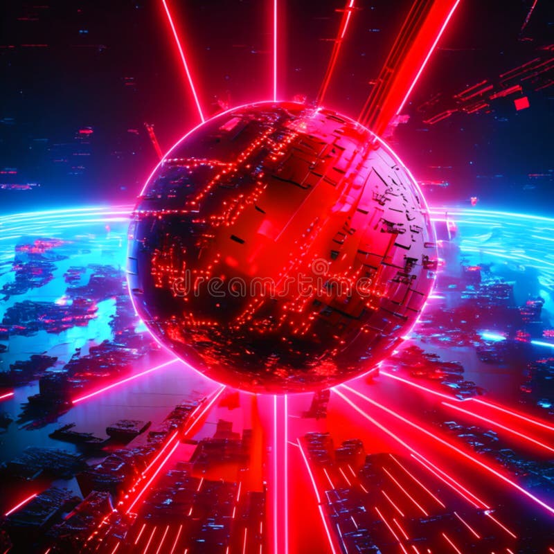 3d Render of Planet Earth in Space with Stars and Nebula Generative AI ...