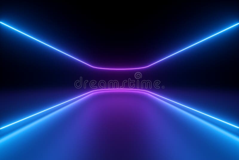 Violet Blue Pink and White Wisteria Outline. Vector Illustration Stock ...