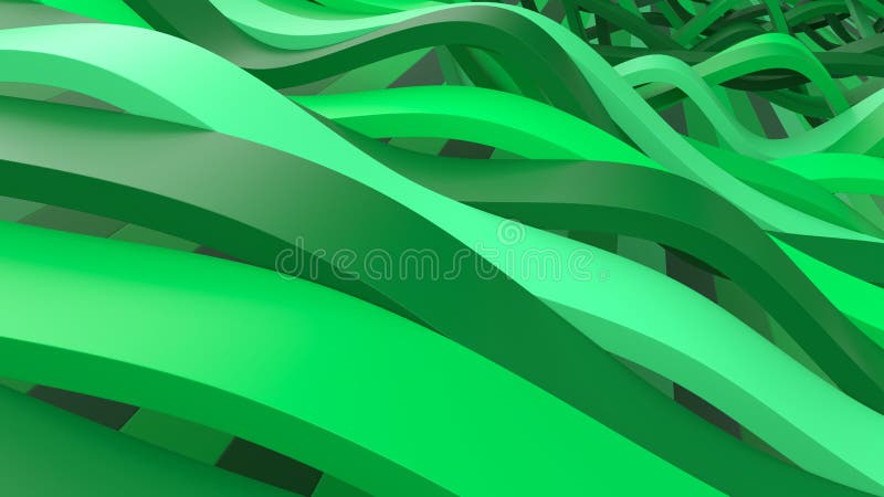 Wave of ribbons stock illustration. Illustration of line - 123240812