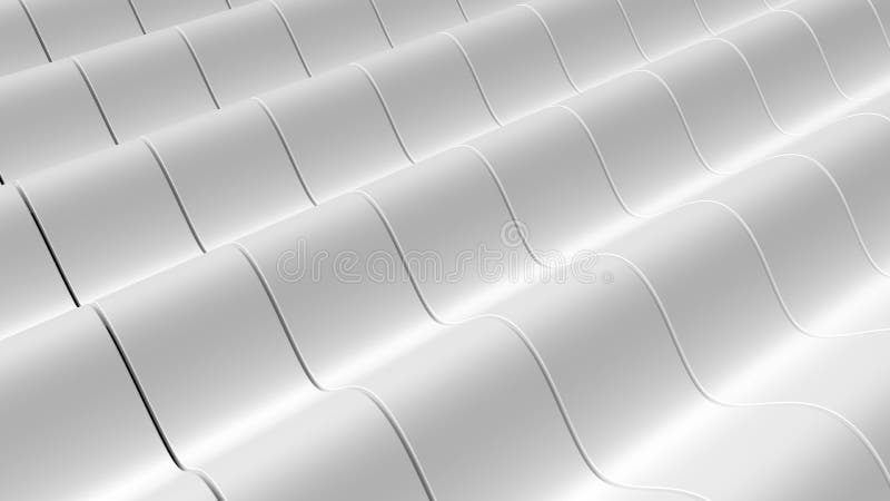 3d Render Abstract White Soft Lines Background Stock Illustration ...
