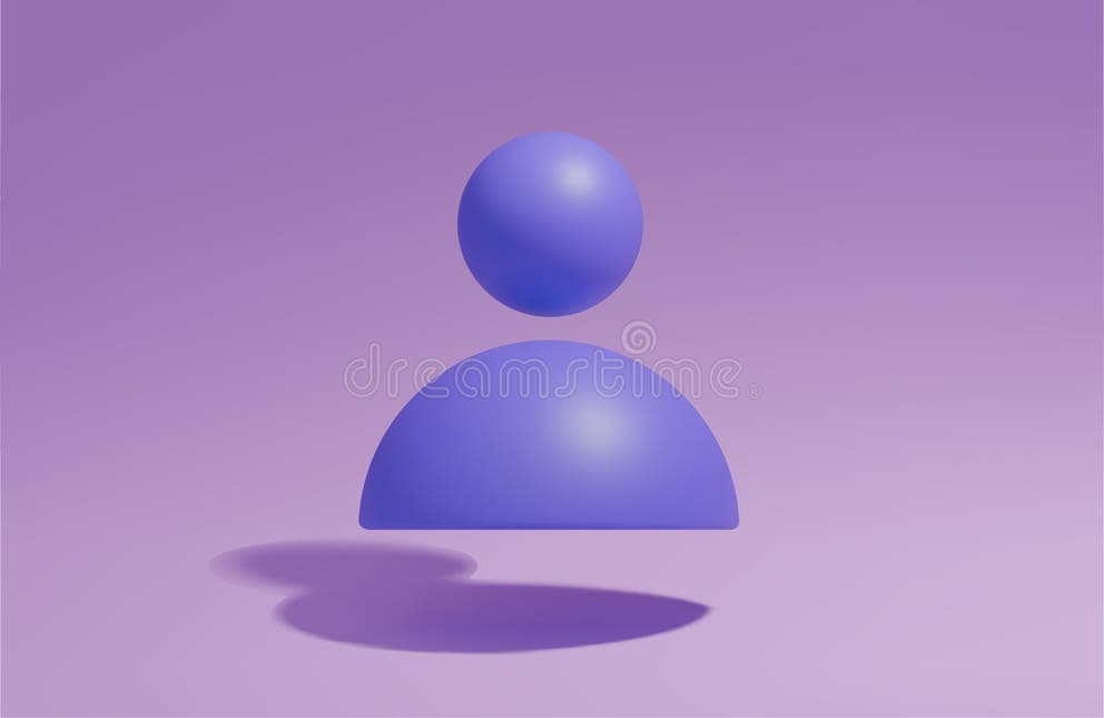 3D Render Account Name User Subscriber. Stock Vector - Illustration of ...