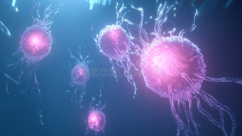 Immune Response Visualization Stock Illustrations – 1,260 Immune ...