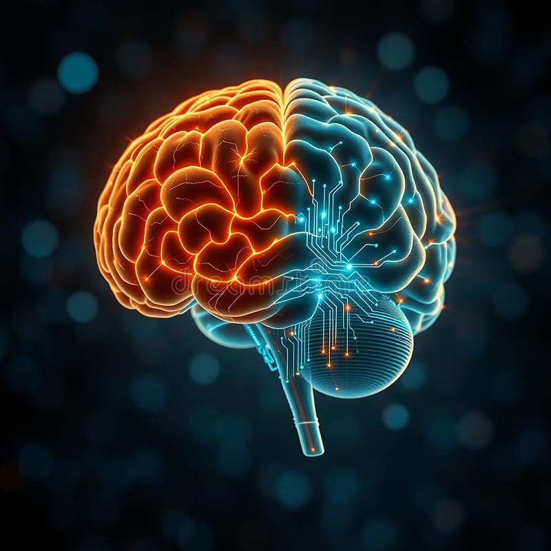 Brain Divided in Six Parts Like Puzzle. Function Zones. Vector Stock ...