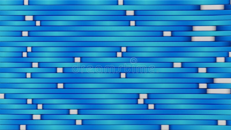 Moving Blue and White Loading Lines 3d Render Animation Background ...