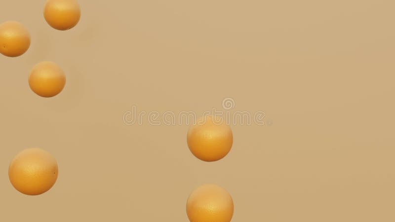 Oranges Falling Down on Orange Background Stock Footage - Video of ...