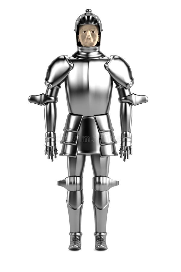 3d render of armor stock illustration. Illustration of armor - 36528891