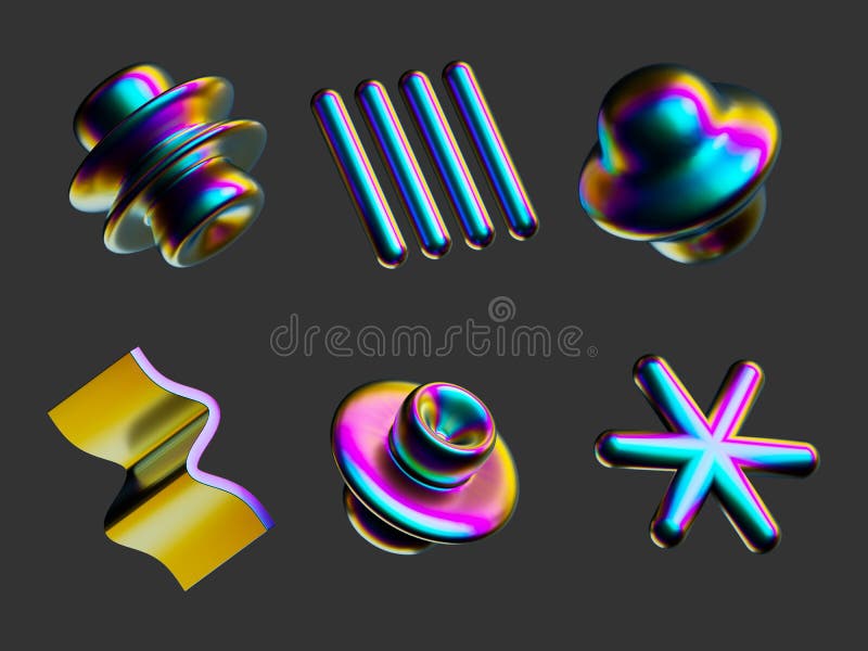 Iridescent Objects Stock Illustrations – 576 Iridescent Objects Stock ...