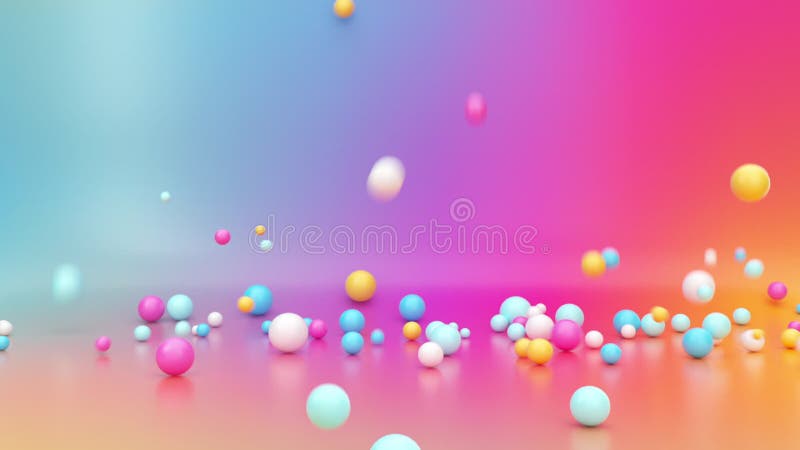 Colorful Balls Fall Down Stair Stock Footage - Video of satisfied ...